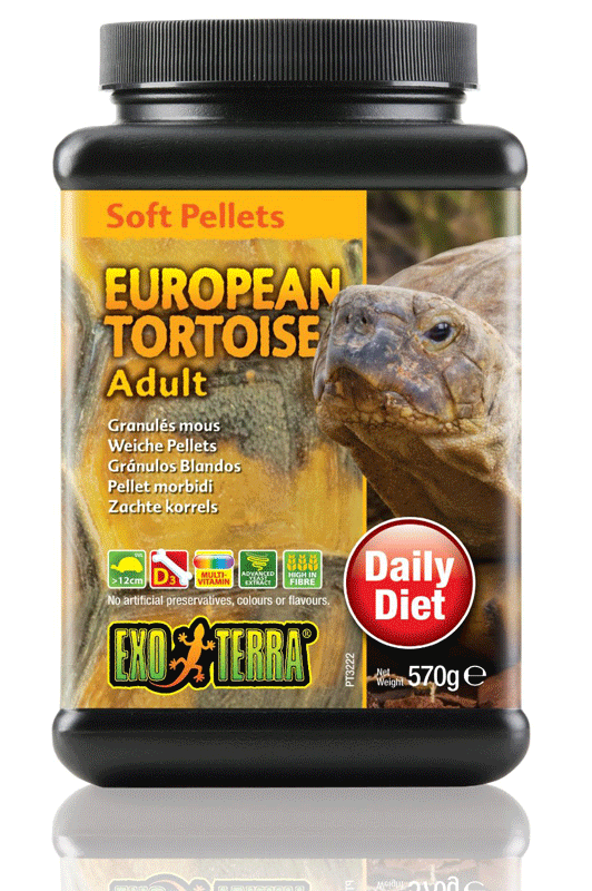 Soft pellets for adult tortoises 570 gr by graines-de-tortue.com